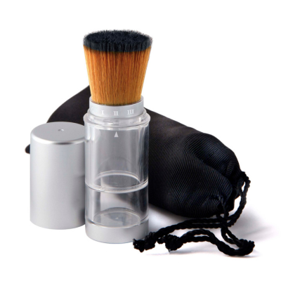 Brown Faux Powder Dispensing Brush - ColorStrokes Cosmetics